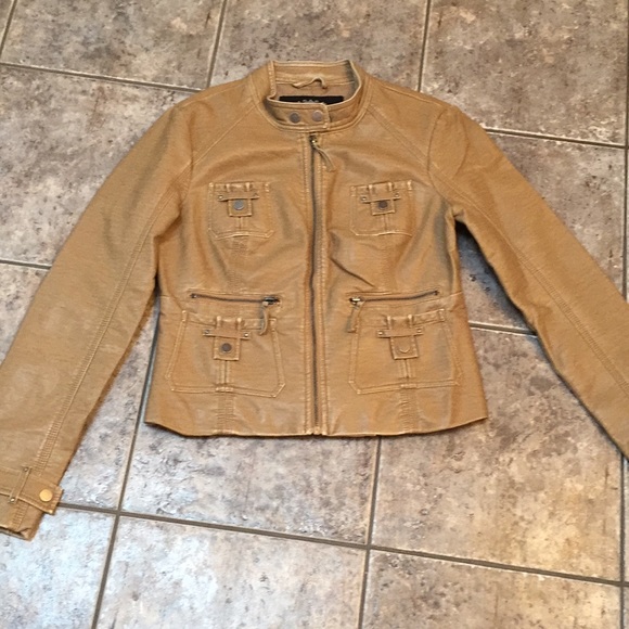 blanc noir | Jackets & Coats | Blanc Noir Faux Leather Distressed Jacket | Poshmark